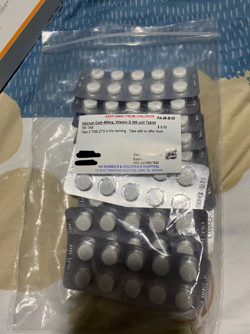 Calcium/Iron Tablets, Health & Nutrition, Health Supplements, Vitamins ...