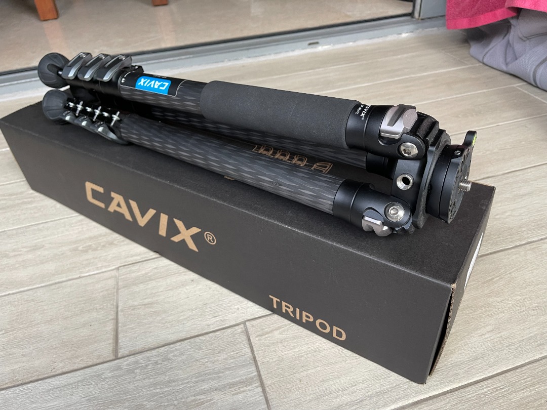 Carbon Fiber camera or video tripod - CAVIX VF 364C, Photography, Photography Accessories ...