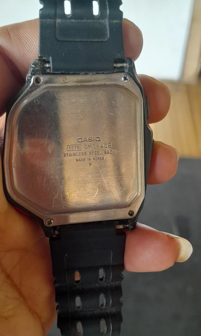 Casio cmd 40b dan swatch automatic, Fesyen Pria, Jam Tangan di Carousell