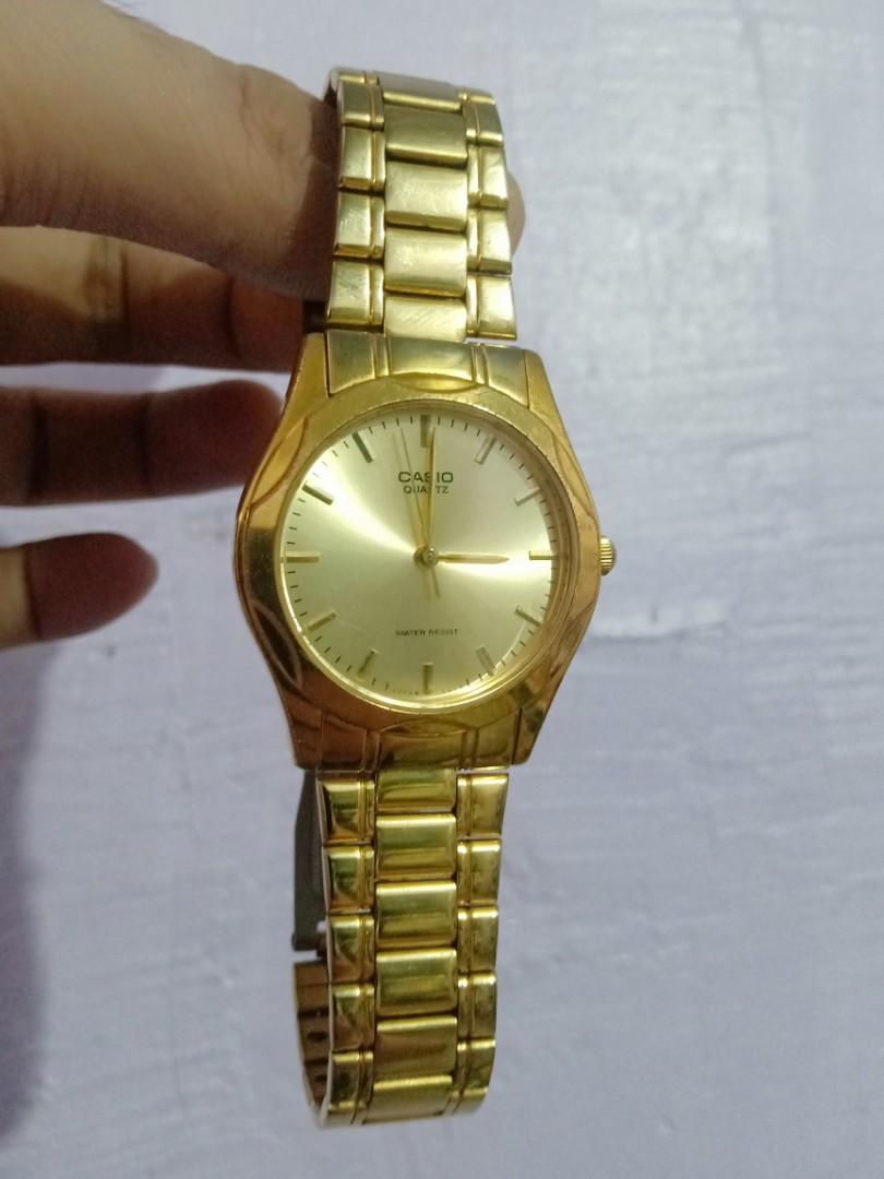 Casio Quartz gold, Men's Fashion, Watches & Accessories, Watches on ...
