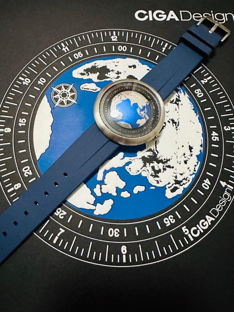 CIGA Design Series U Blue Planet, Luxury, Watches on Carousell