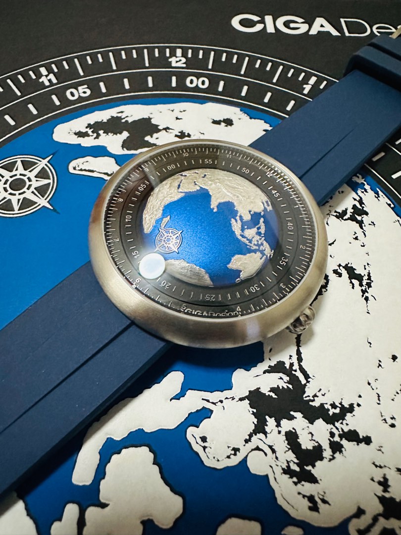 CIGA Design Series U Blue Planet, Luxury, Watches on Carousell