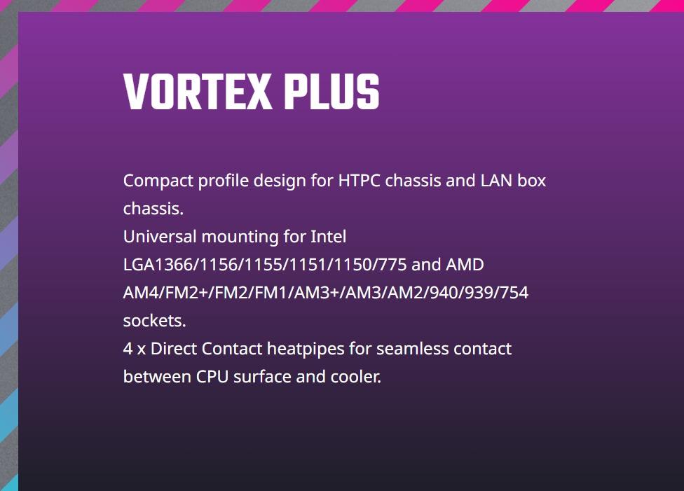 CM Vortex Plus CPU Air Cooler, Computers & Tech, Parts & Accessories, Other Accessories on Carousell
