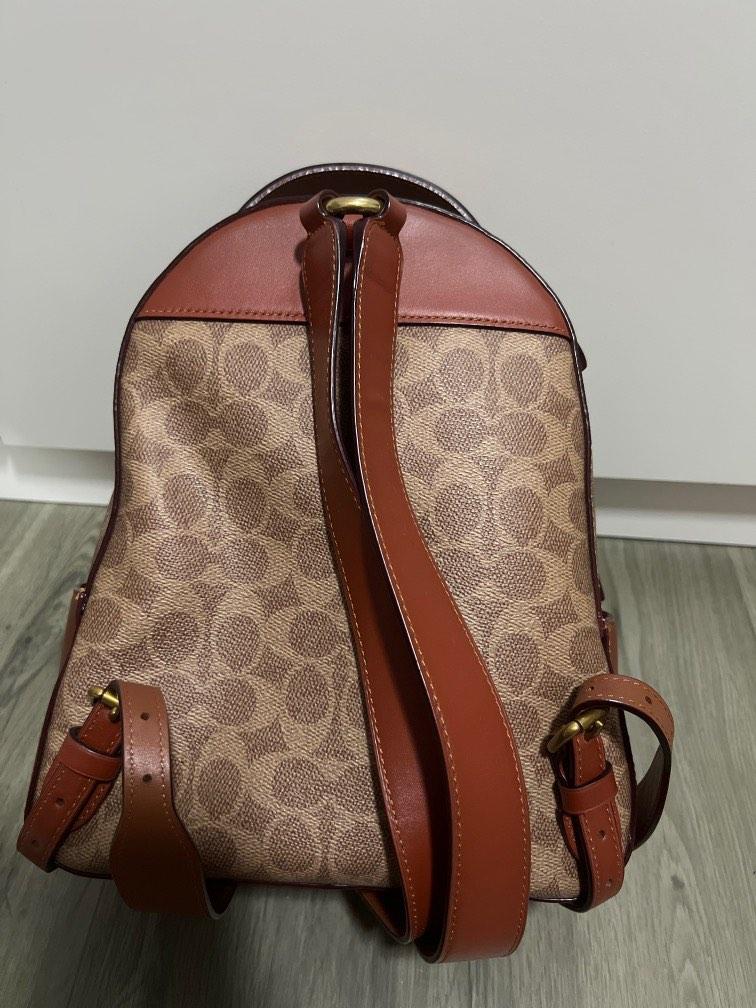 Coach brown leather backpack, Women's Fashion, Bags & Wallets ...