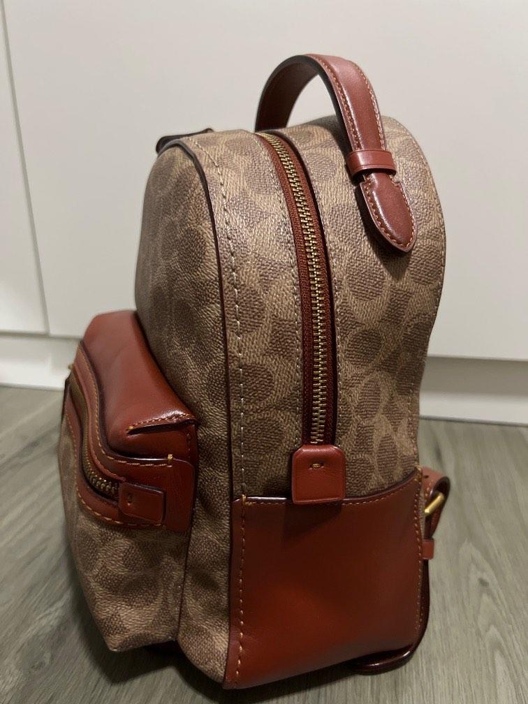 Coach brown leather backpack, Women's Fashion, Bags & Wallets ...