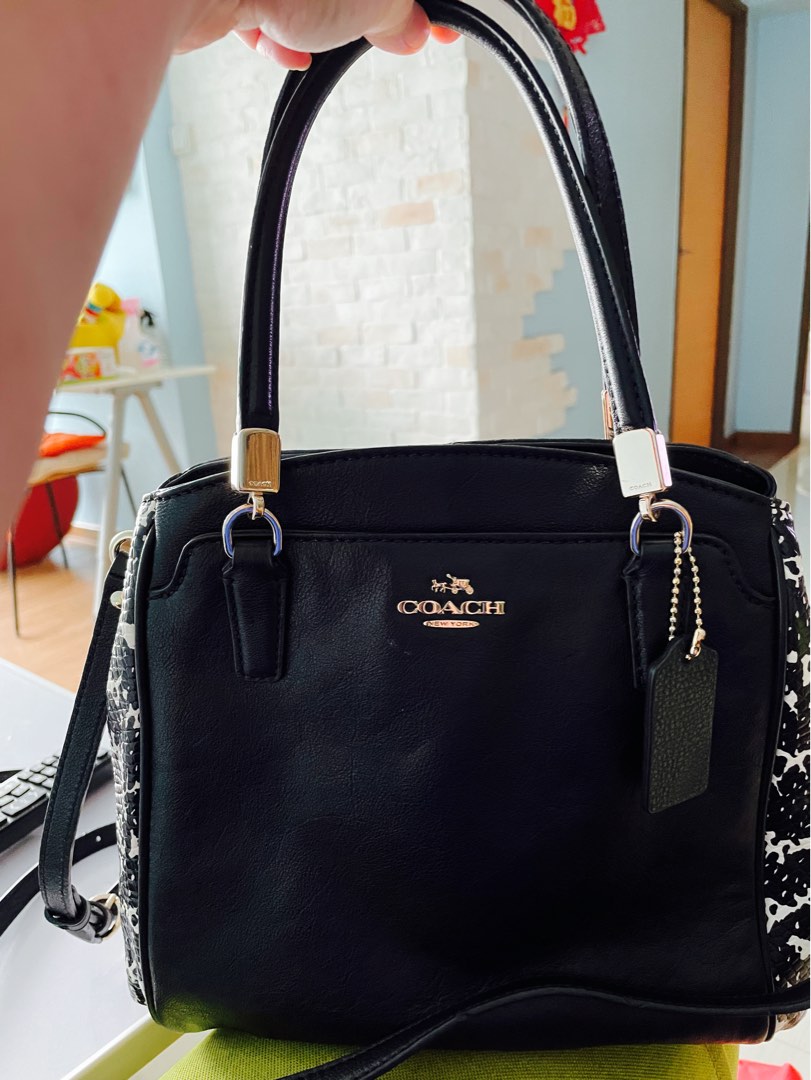 Coach hand-carry& shoulder strap bag, Luxury, Bags & Wallets on Carousell