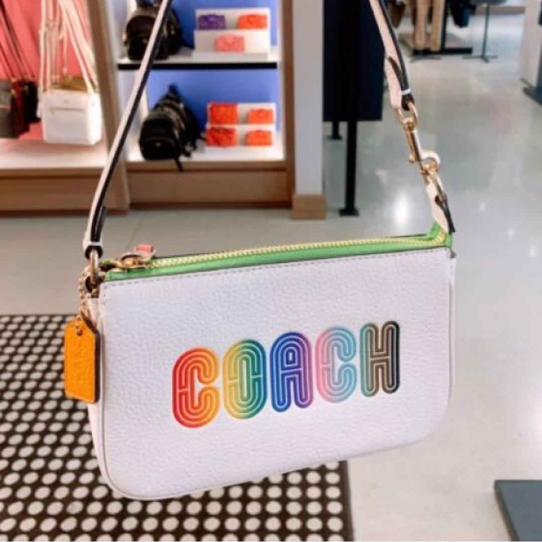 Coach Rainbow Nolita Shoulder Bag, Women's Fashion, Bags & Wallets ...