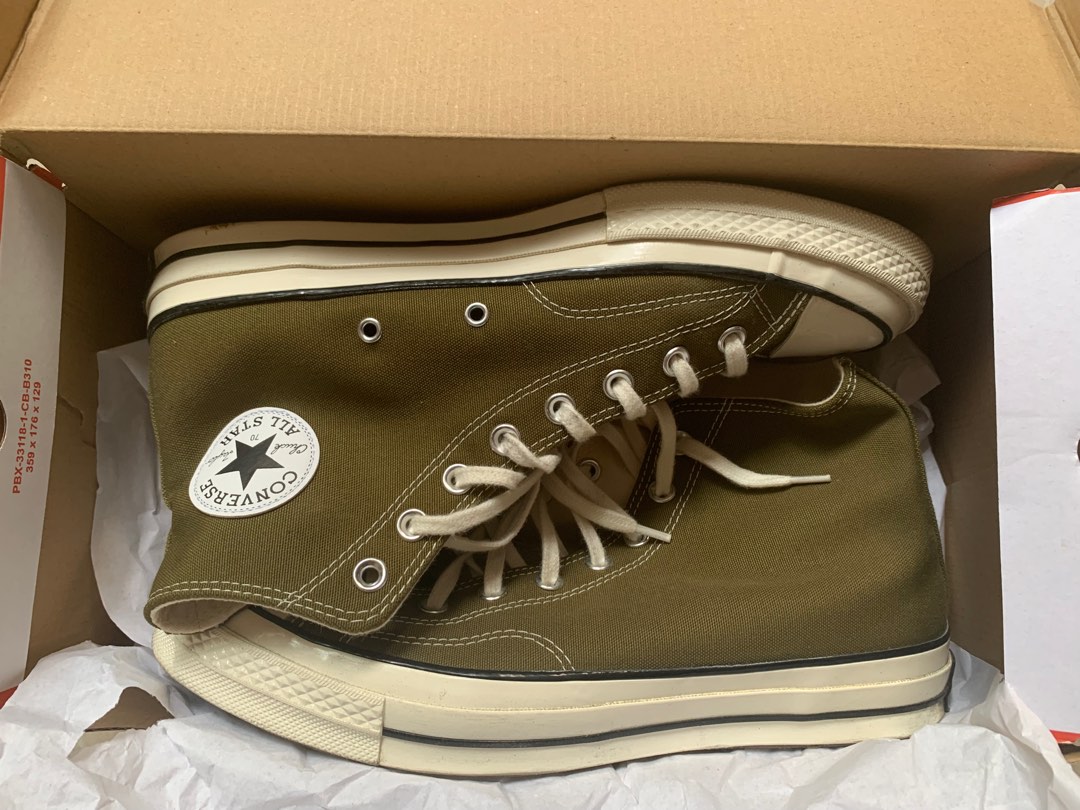 Converse Chuck 70 green, Men's Fashion, Footwear, Sneakers on Carousell