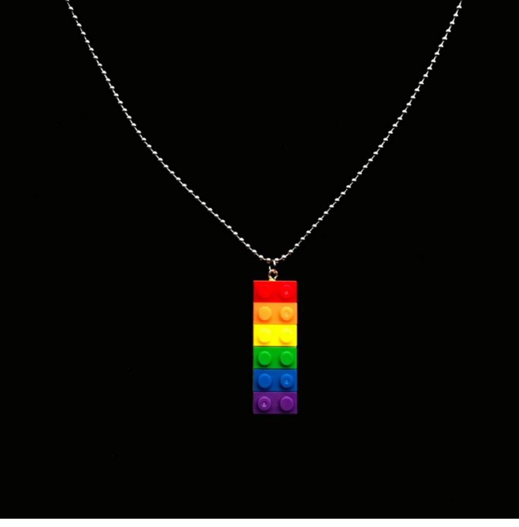 Cutie Pie NuNew LGBT Rainbow Lego Necklace, Hobbies & Toys, Memorabilia ...