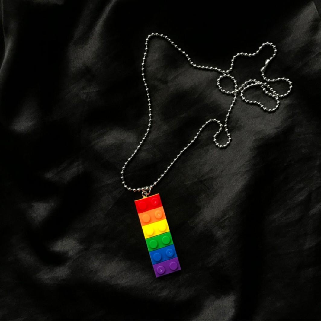 Cutie Pie NuNew LGBT Rainbow Lego Necklace, Hobbies & Toys, Memorabilia ...