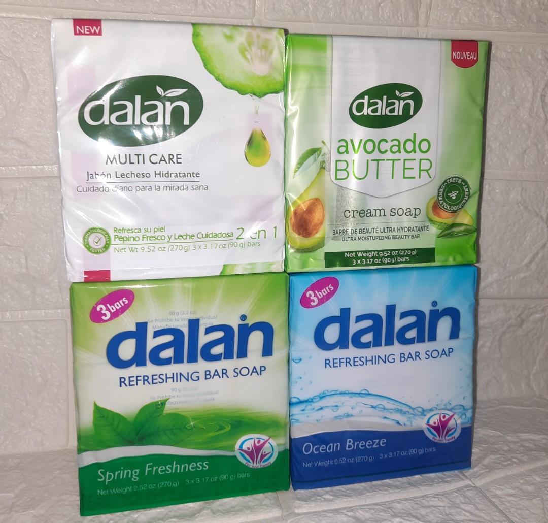 Dalan Refreshing Bar Soap 3-pc Pack (90g x 3 bars) Made in Turkey ...