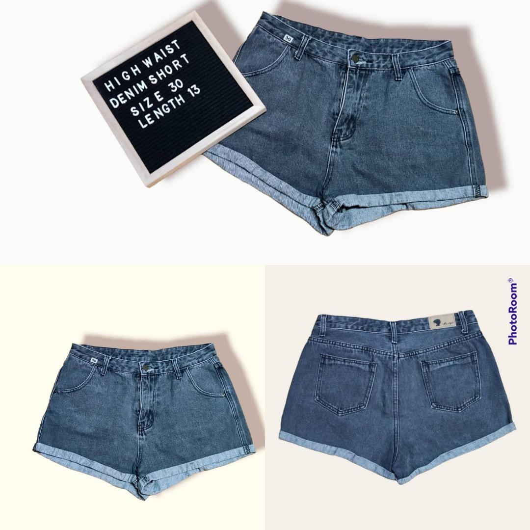 Dark Gray AA Style high waist shorts Clean cut, Women's Fashion ...