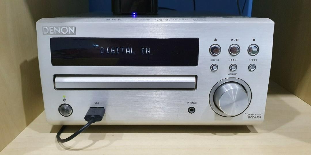 Denon RCD-M39 HiFi and TaoTronics Transmitter Receiver, Audio ...