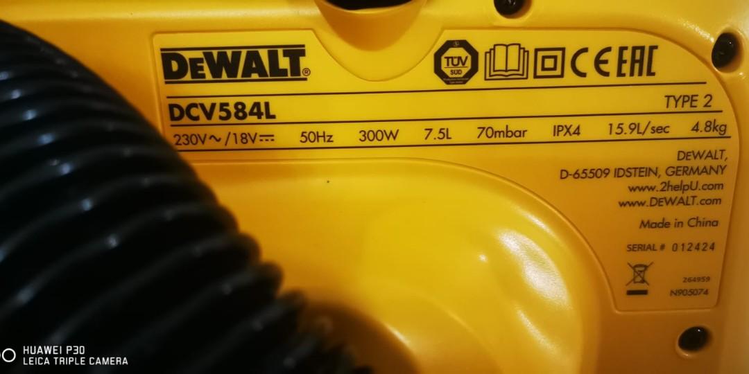 DEWALT DCV584L XR FlexVolt Vacuum, TV & Home Appliances, Vacuum Cleaner ...