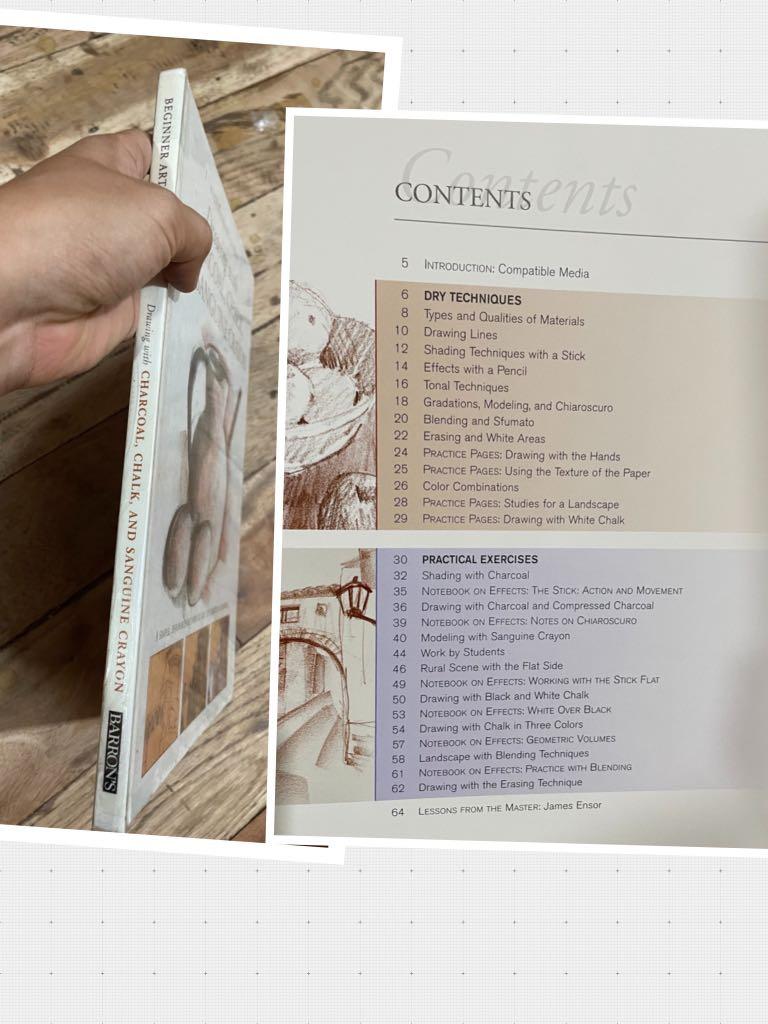 Drawing with Charcoal, Chalk, and Sanguine Crayon by Gabriel Martin i Roig, Hobbies & Toys ...