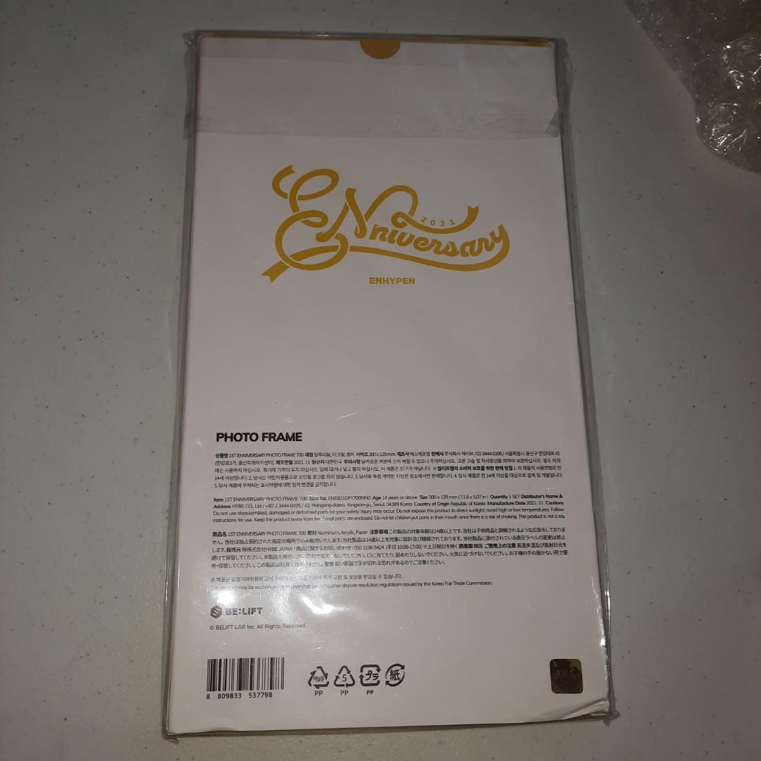 ENHYPEN ENNIVERSARY 2021 PHOTO FRAME LIMITED EDITION, Hobbies & Toys ...