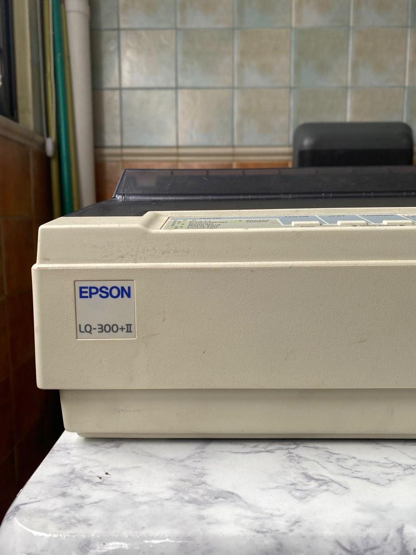 Epson Dot Matrix Printer LQ 300+ii with Ribbon Cartridge, Computers ...