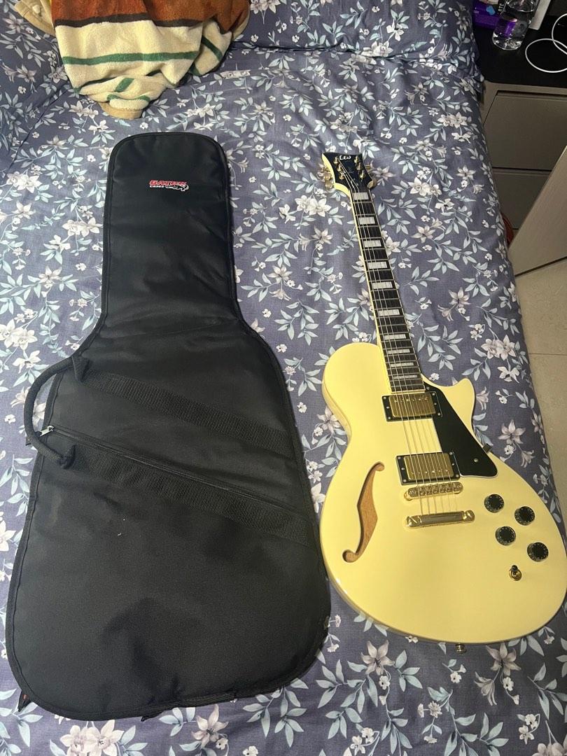 ESP 6 string LTD Xtone PS-1 Semi-Hollow Guitar , Vintage White, Hobbies ...