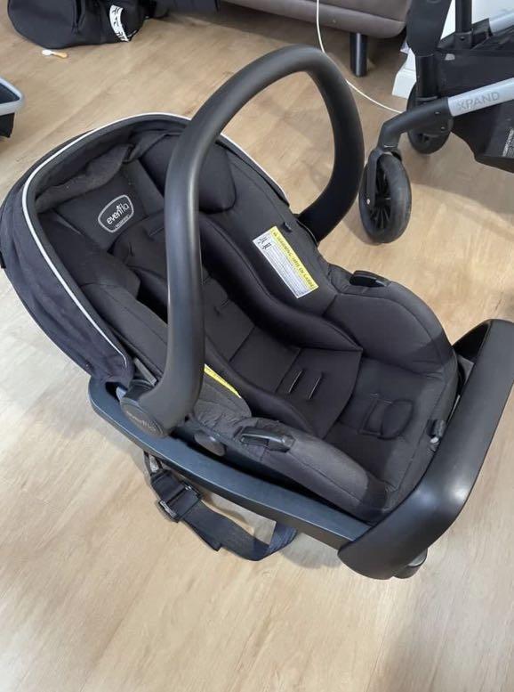 Evenflo Pivot Xpand Stroller Frame with infant car seat, Babies & Kids ...