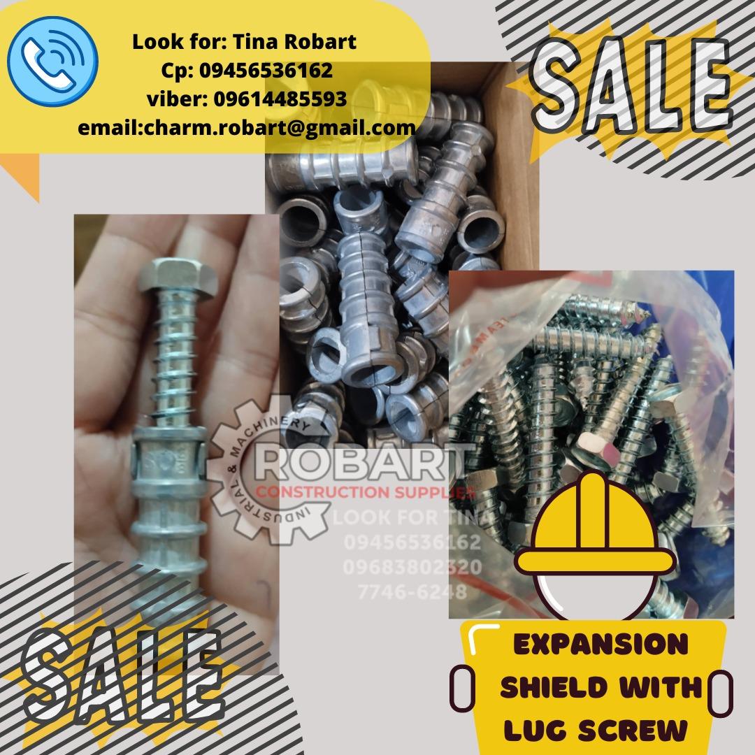 Expansion shield with Lug screw, Commercial & Industrial, Construction ...