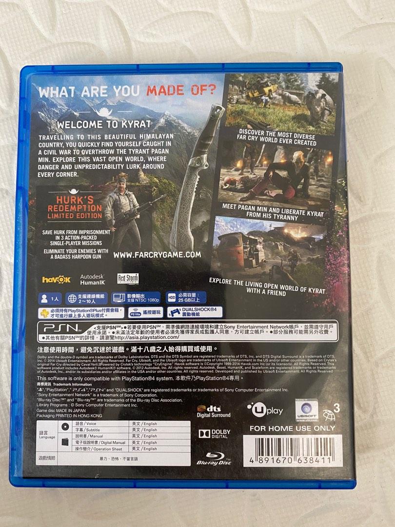 Far Cry 4 limited edition, Video Gaming, Video Games, PlayStation on Carousell