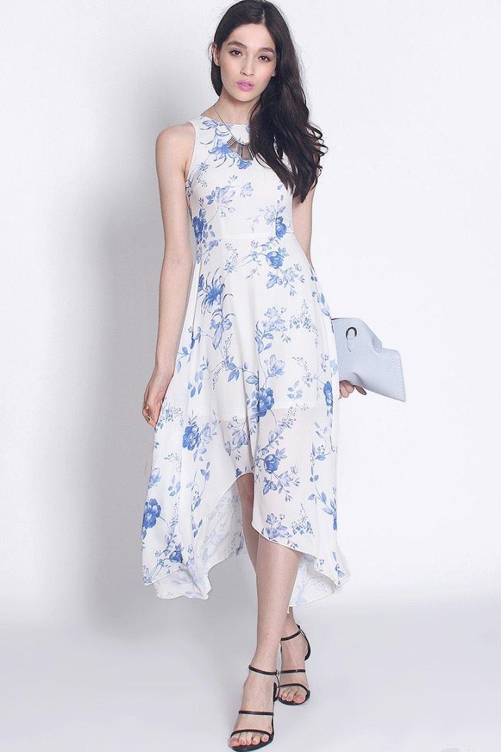 Fayth Chijmes Maxi in blue, Women's Fashion, Dresses & Sets, Dresses on ...