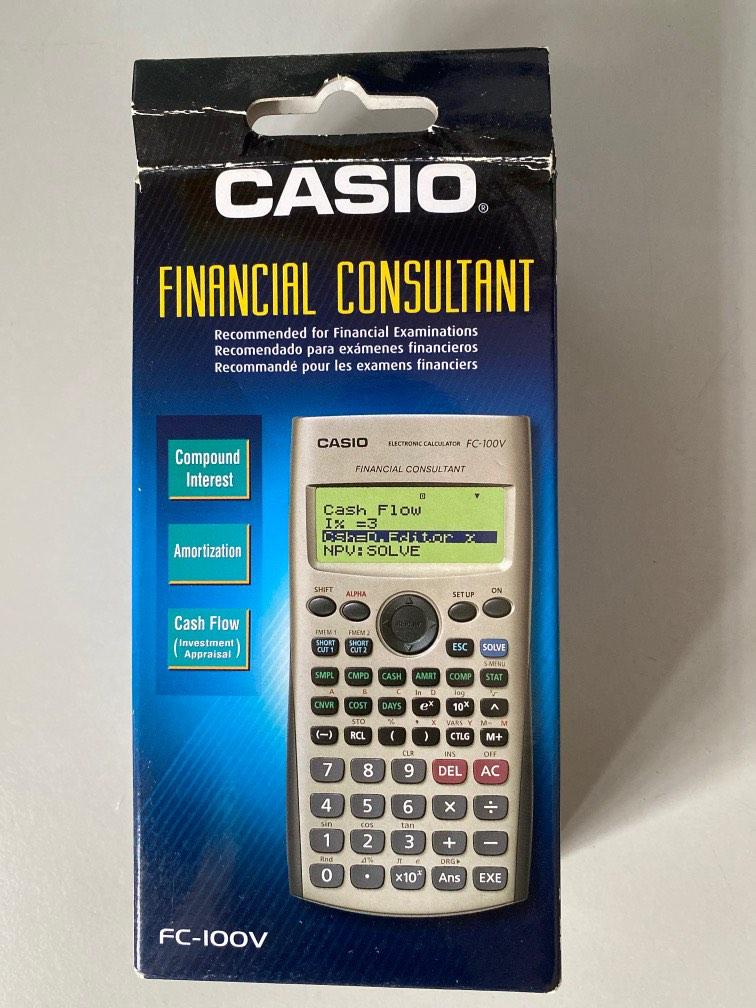 Financial Calculator (Casio FC-100V), Computers & Tech, Office ...