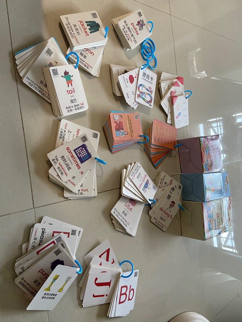Flash cards, reading cards, Hobbies & Toys, Books & Magazines, Children ...