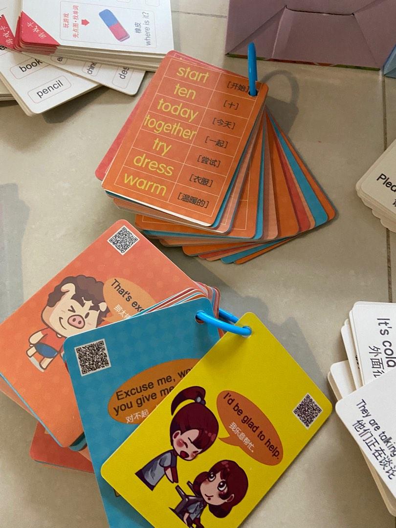 Flash cards, reading cards, Hobbies & Toys, Books & Magazines, Children ...