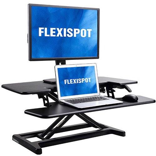 FLEXISPOT Stand Up Desk Converter -35" Standing Desk Riser, Computers ...