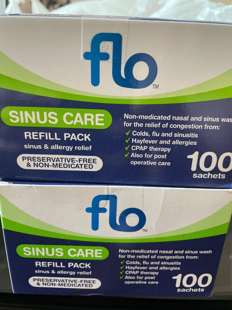 Flo Sinus Refill Pack (*free 50 sachets) , Health & Nutrition, Medical ...