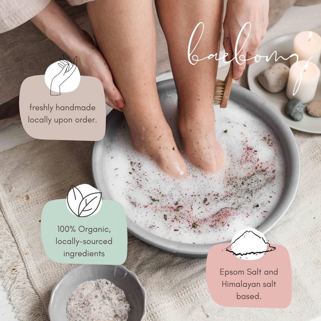 Foot Soak Samples - 50g - baebomz, Beauty & Personal Care, Foot Care on ...