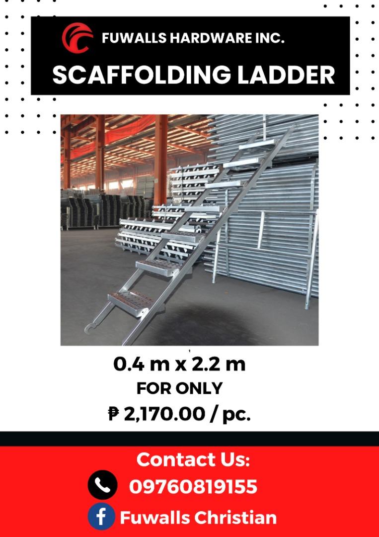 FOR SALE SCAFFOLDING LADDER, Commercial & Industrial, Construction ...