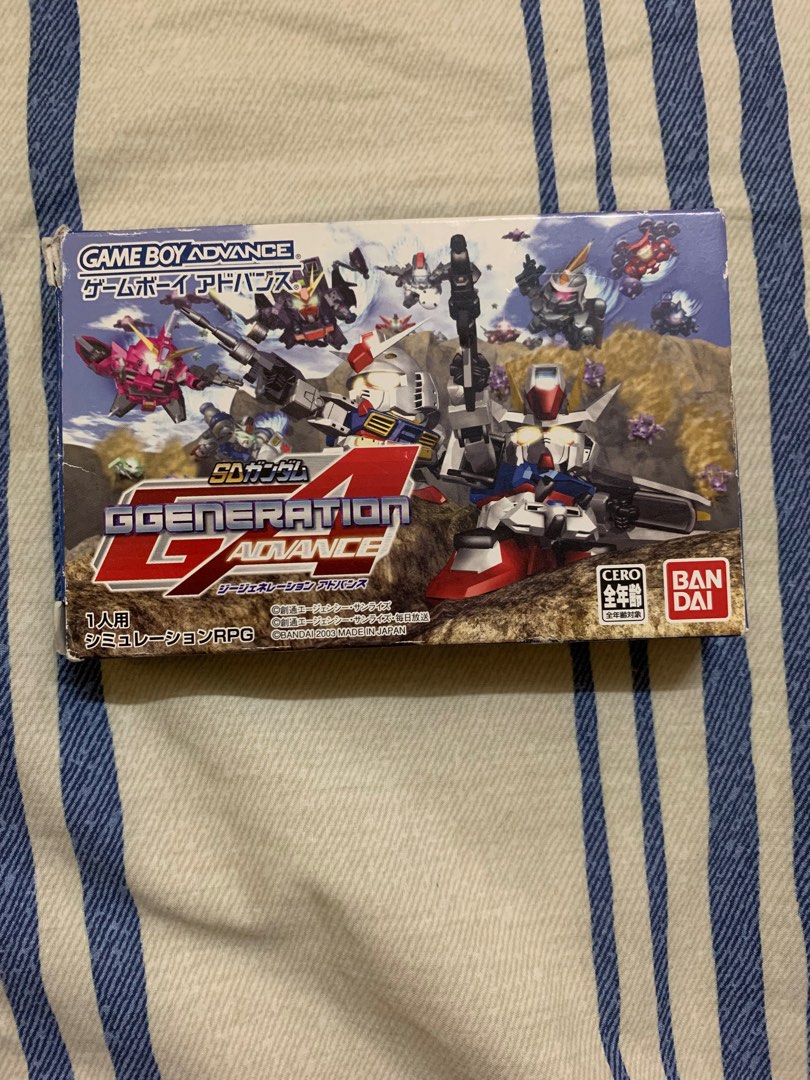GAMEBOY ADVANCE SD GUNDUM G GENERATION, Video Gaming, Video Game ...
