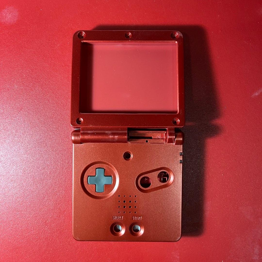 Gameboy Advance SP Replacement Shell (Red), Video Gaming, Gaming ...