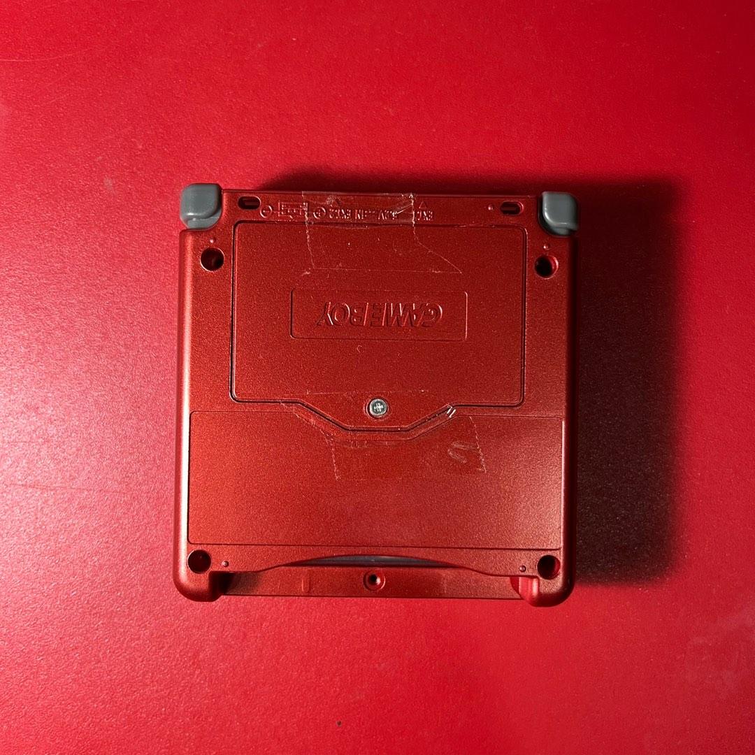Gameboy Advance SP Replacement Shell (Red), Video Gaming, Gaming ...