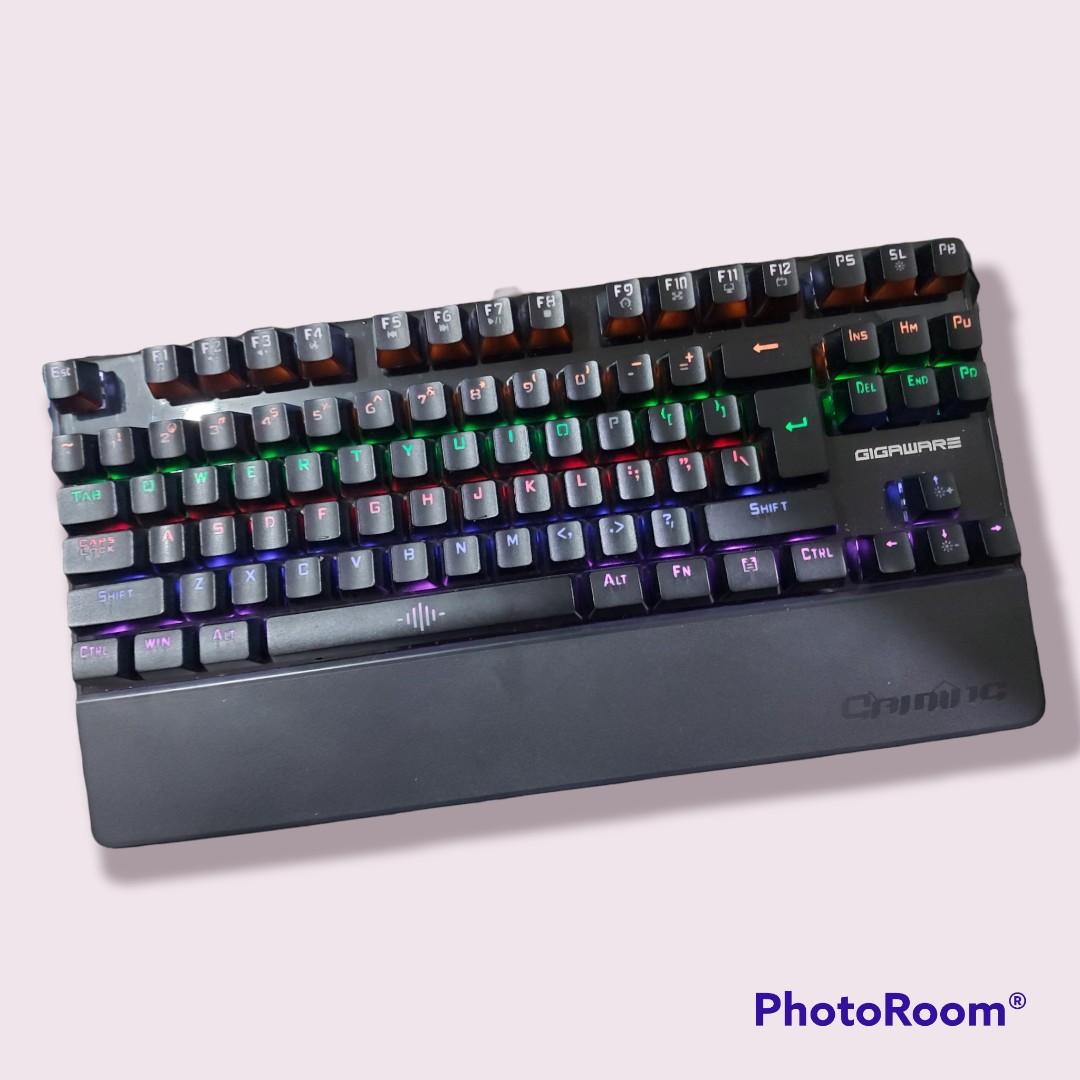 Gigaware K28 Mech Keyboard Blue Switch, Computers & Tech, Parts & Accessories, Computer Keyboard ...