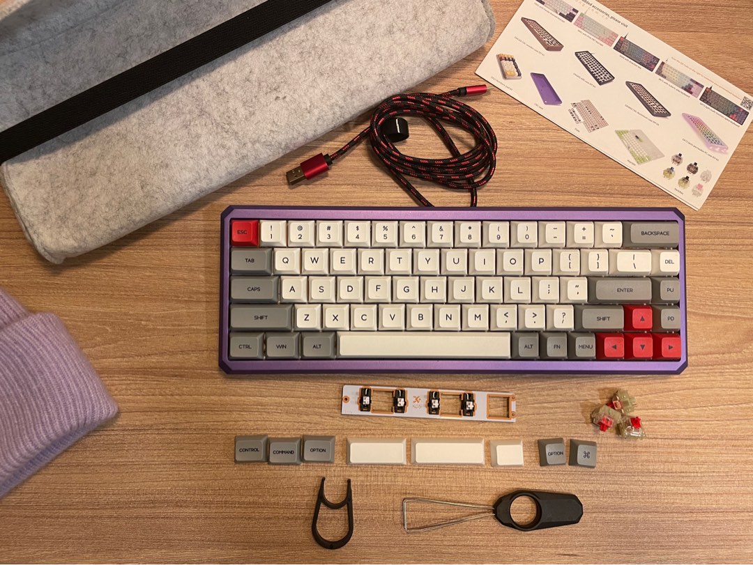 GK68XS Aluminum wireless keyboard (Cherry Red switch), Computers & Tech ...