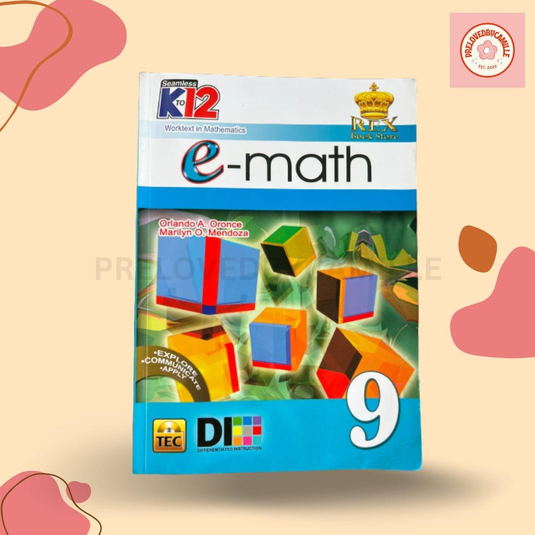 Grade 9 E-Math by Orlando A. Orance & Marilyn O. Mendoza, Hobbies ...