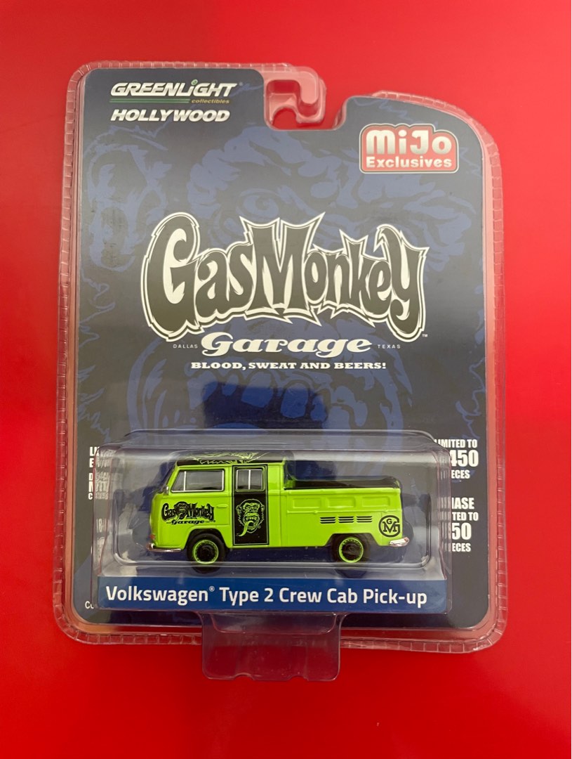 Greenlight Gas Monkey VW T2 Crew Cab Pick Up, Hobbies & Toys, Toys ...