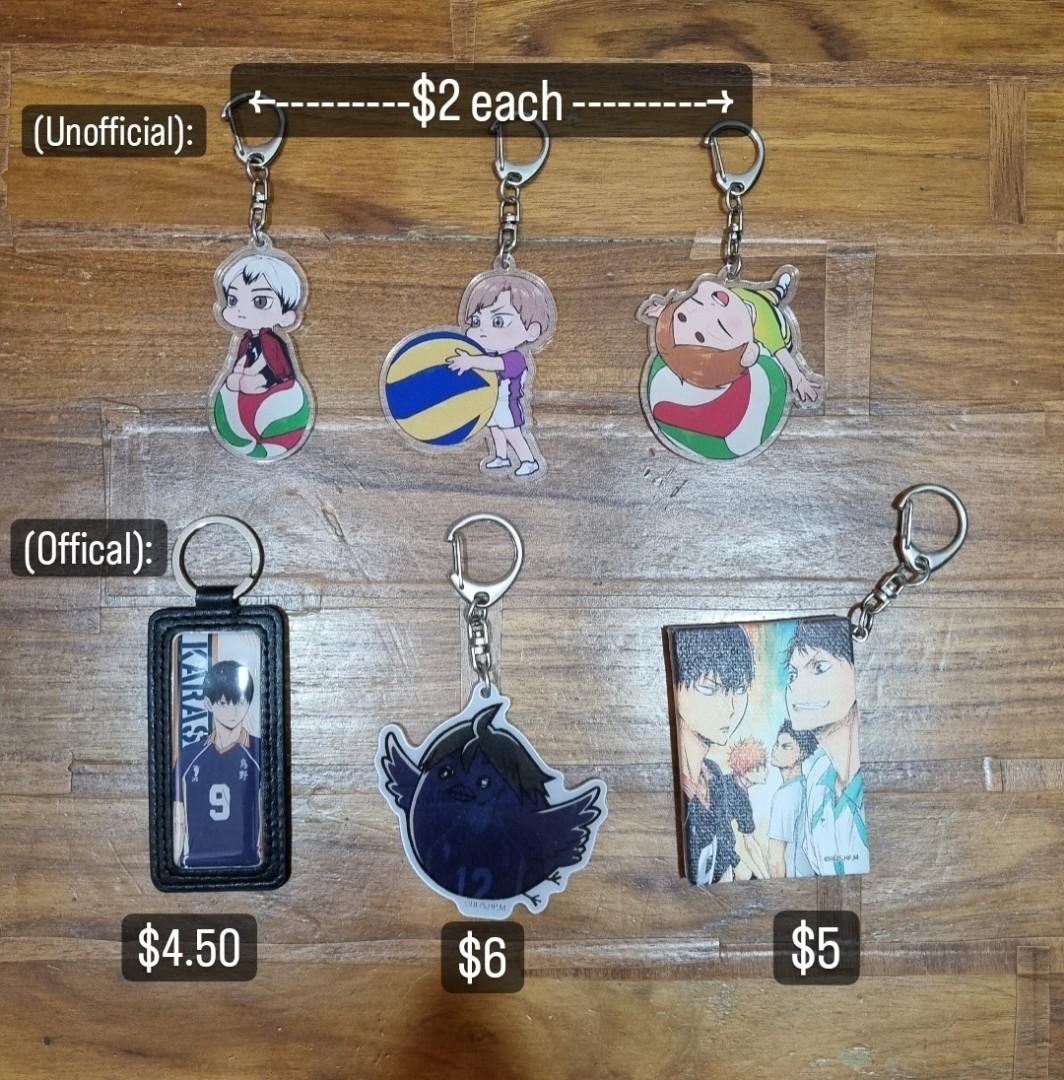 Haikyuu keychains, Hobbies & Toys, Memorabilia & Collectibles, J-pop on ...