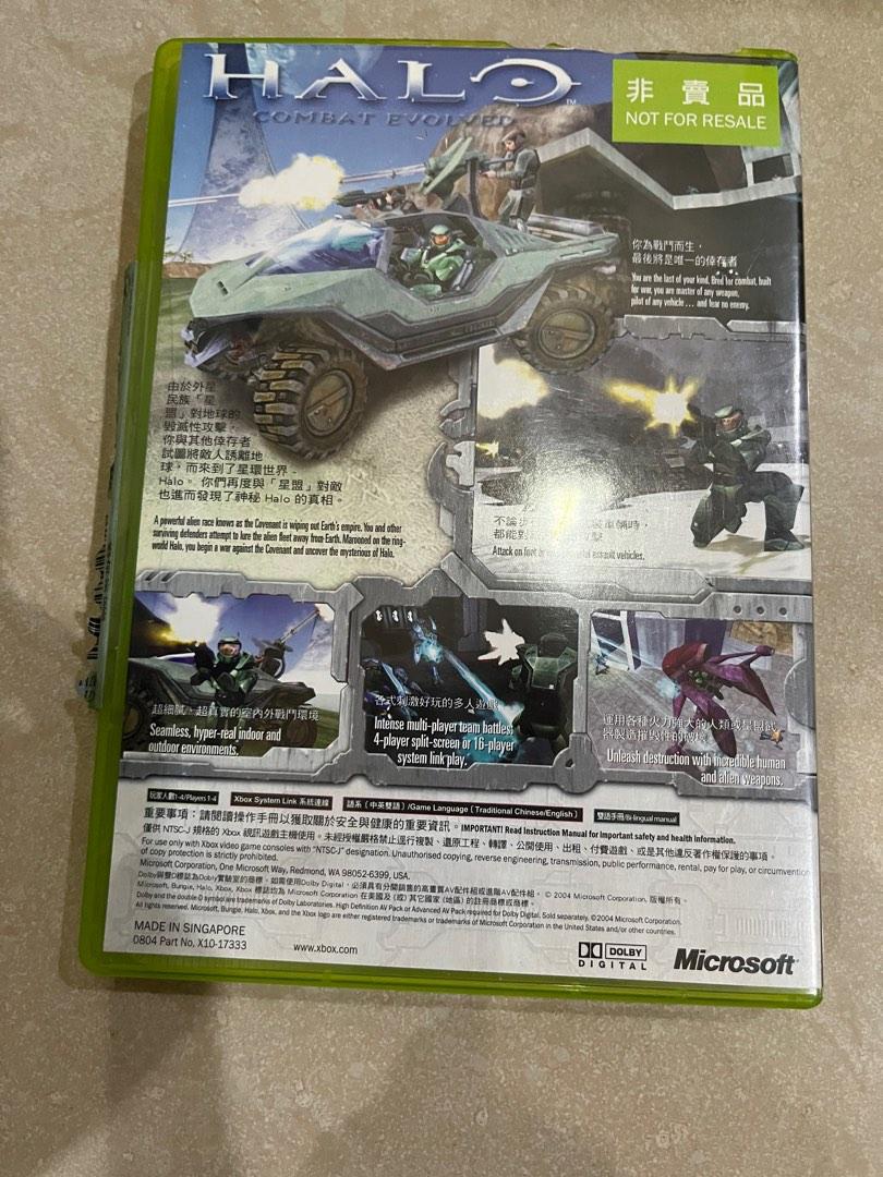 Halo Combat Evolved (Xbox Original) [FAULTY], Video Gaming, Video Games ...