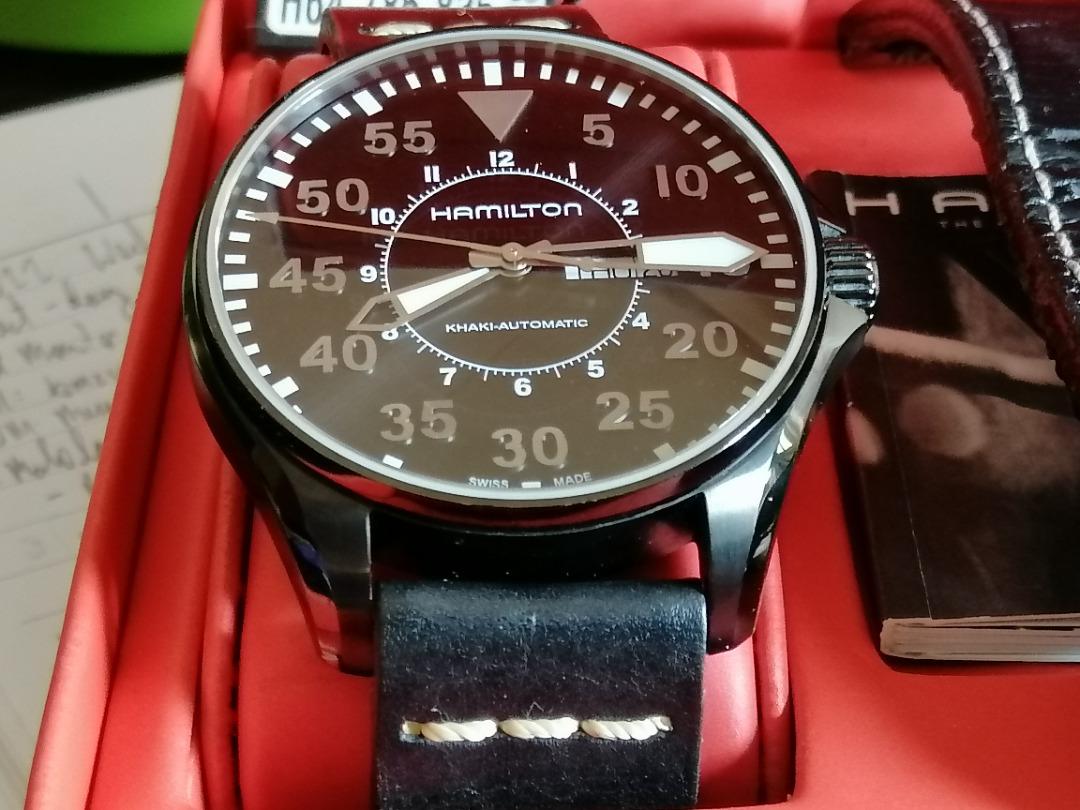 Hamilton Khaki Aviation Pilot Watch 46mm - negotiable, Luxury, Watches ...