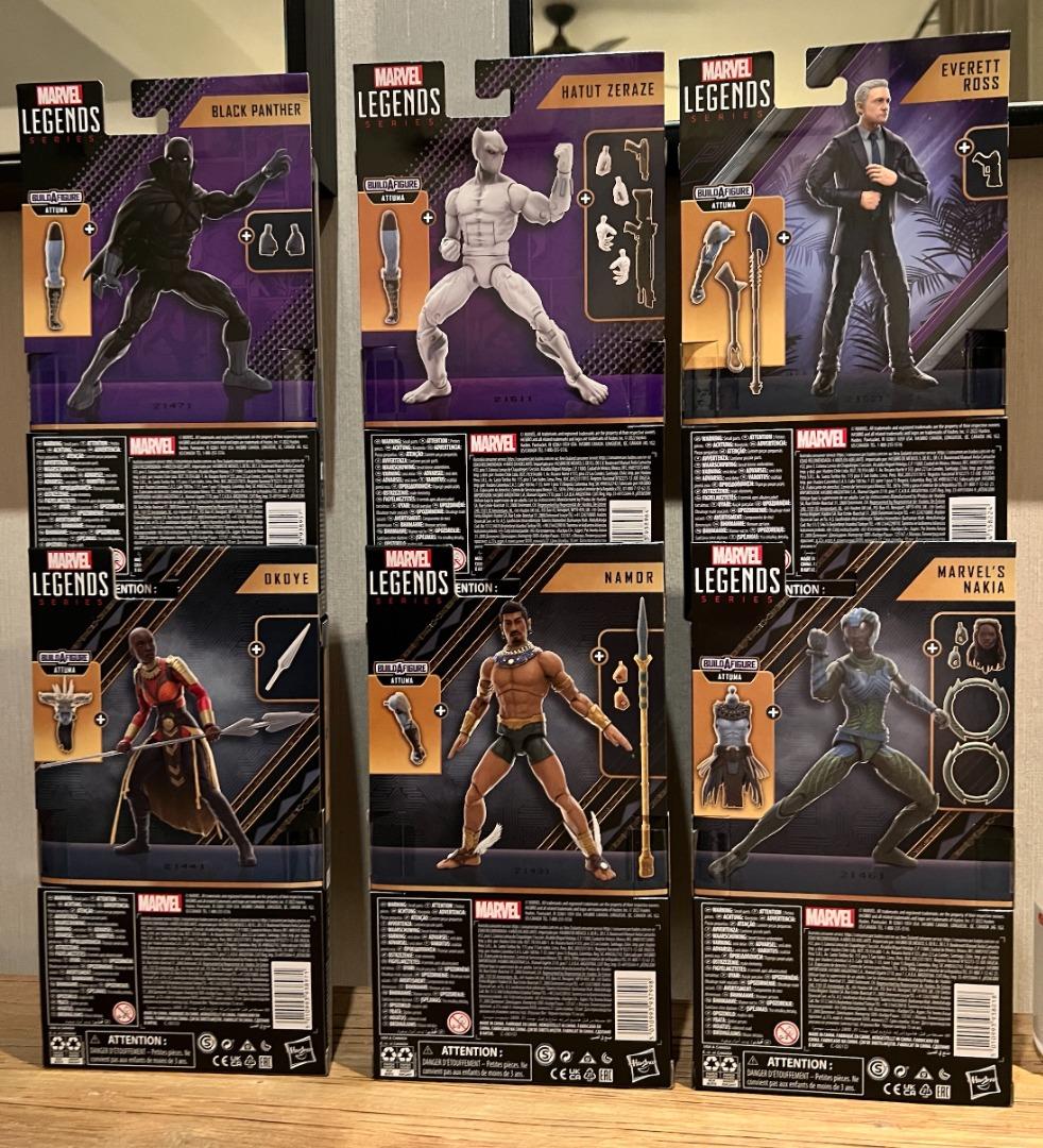 Hasbro Marvel Legends Black Panther Wave Build A Figure BAF Attuma ...
