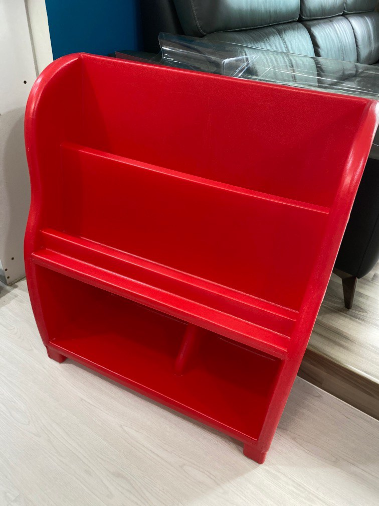 Heavy duty Plastic for children book shelve, Furniture & Home Living ...