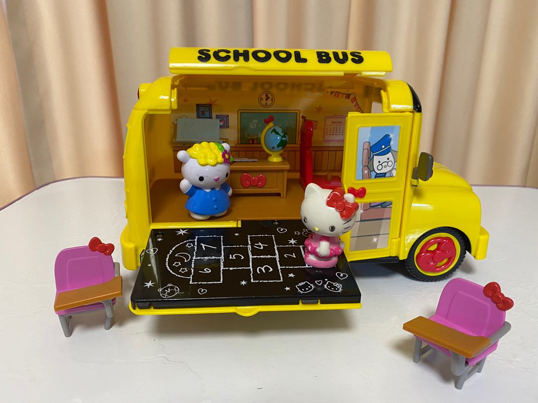 Hello Kitty School Bus Playset, 興趣及遊戲, 玩具 & 遊戲類 - Carousell Hello Kitty School Bus Playset, 興趣及遊戲, 玩具 & 遊戲類 - Carousell