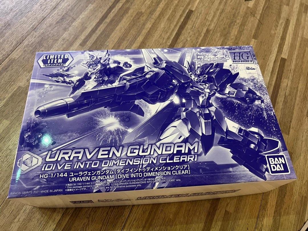 HG 1:144 URAVEN GUNDAM [DIVE INTO DIMENSION CLEAR], Hobbies & Toys, Toys & Games on Carousell