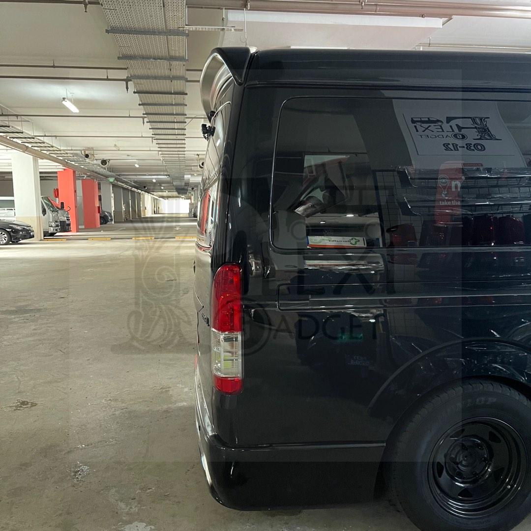 Hiace Rear Midroof Roof Spoiler / Flexigadget, Car Accessories ...