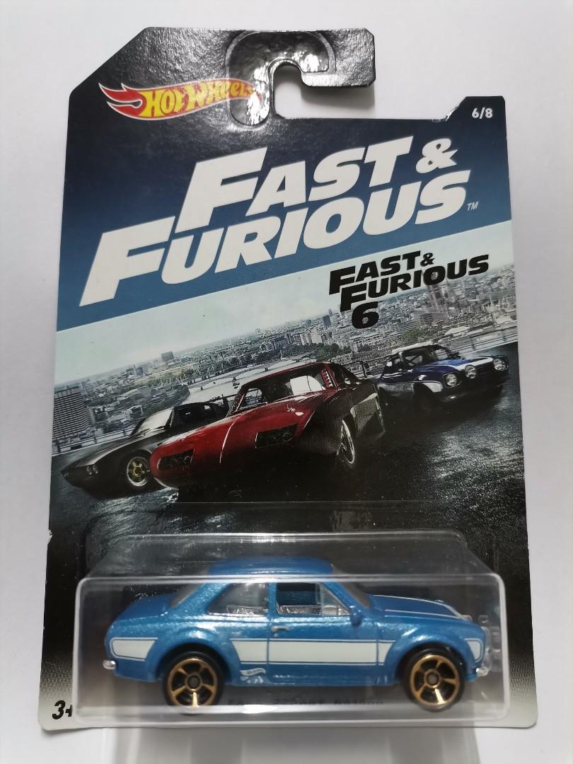 Hot Wheels Fast & Furious (Fast & Furious 6) '70 Ford Escorts RS1600 (6 ...