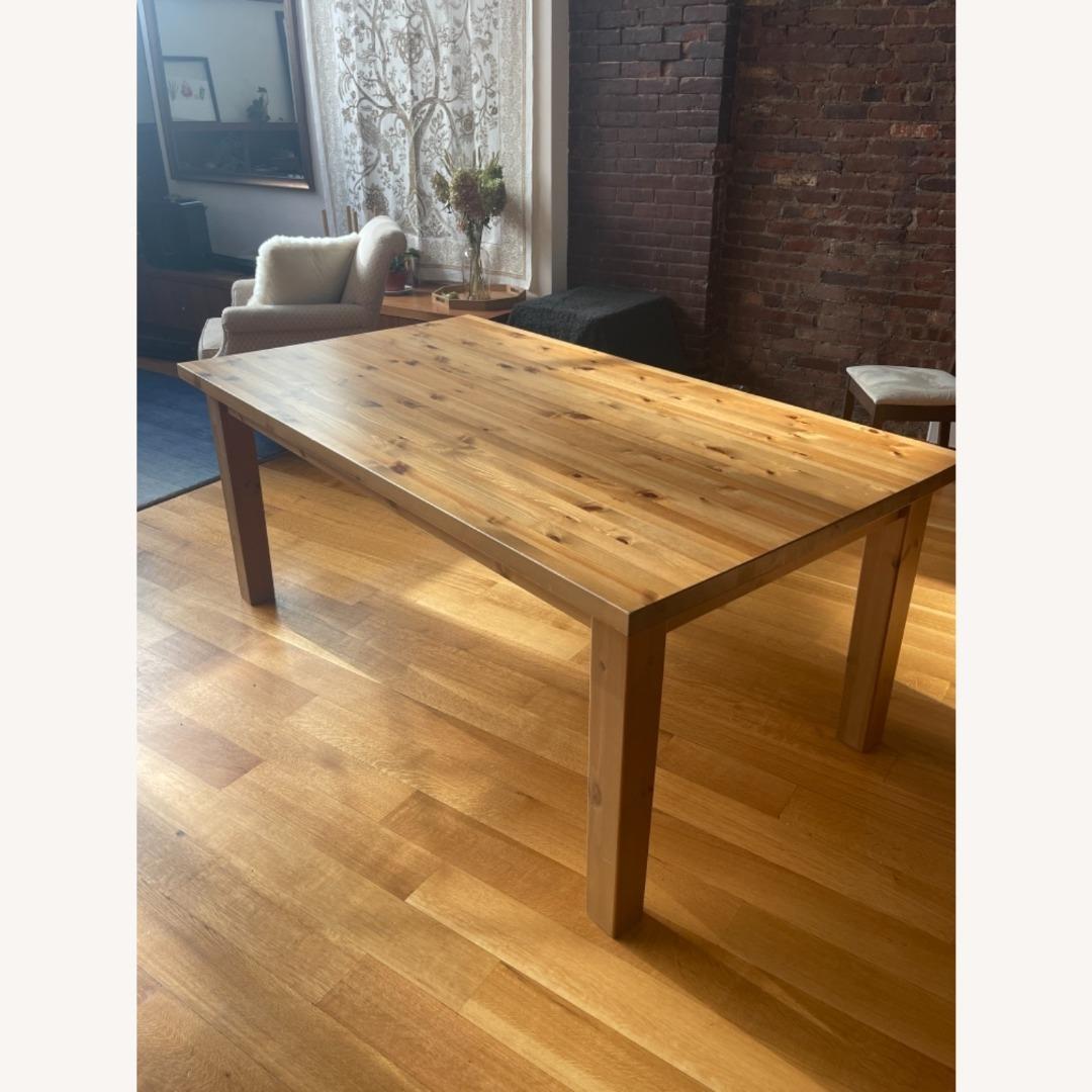 IKEA FORSBY solid pine wood dining table, Furniture & Home Living ...